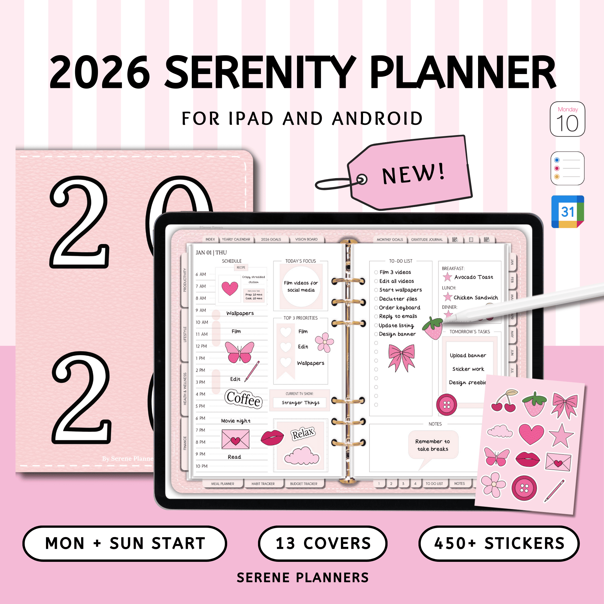 2026 Serenity Planner – Serene Planners